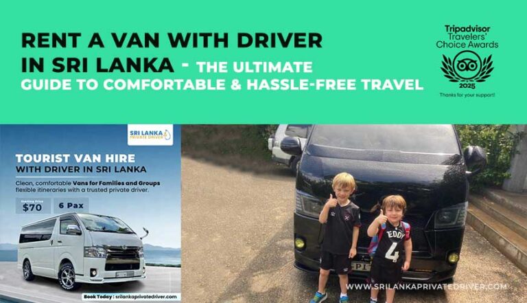 Rent a Van with Driver in Sri Lanka (2026) – Easy, Safe Travel | Expert ...